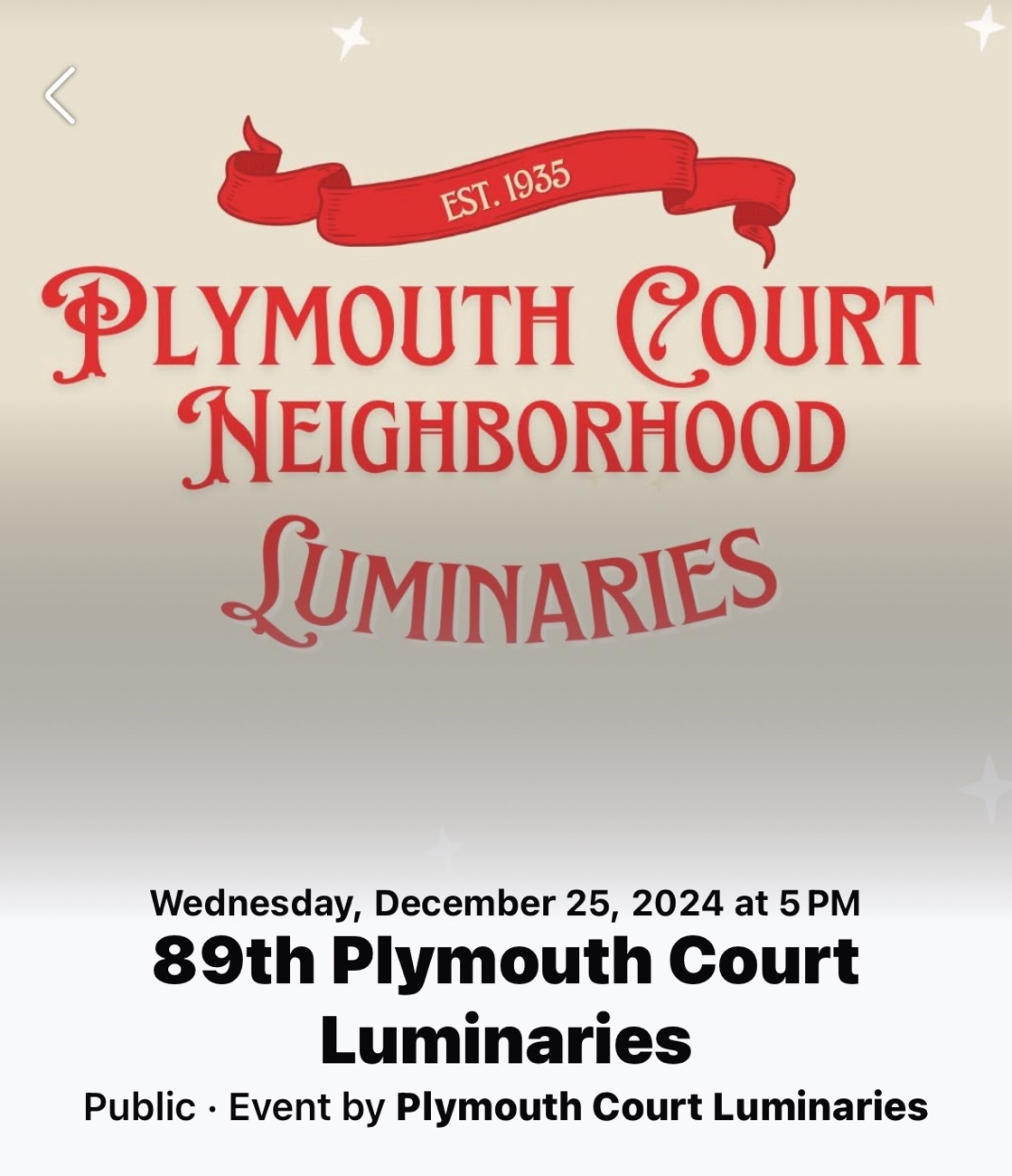 Plymouth Court Neighborhood Luminaries – Dubuque In Pursuit News