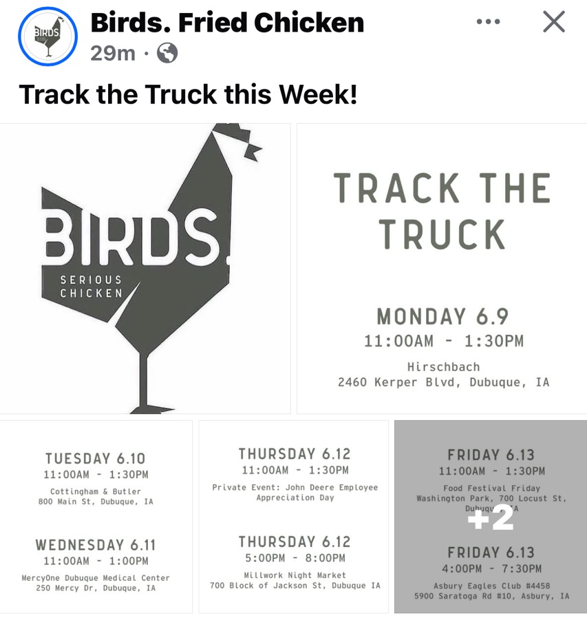 Birds Fried Chicken – Dubuque In Pursuit News