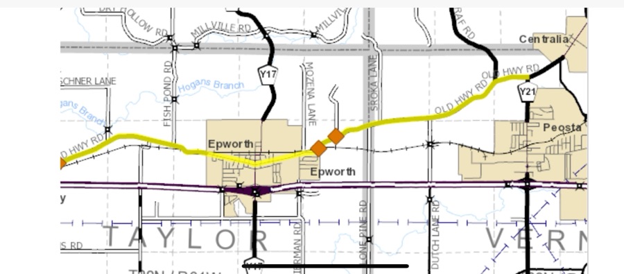 County Road Notification: Old Highway Rd Culverts & Paving Project ...