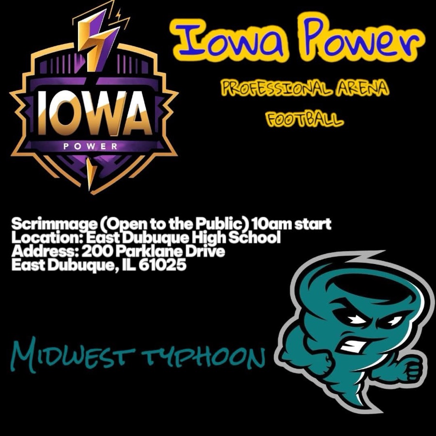 Iowa Power to Face Midwest Typhoon in Open Scrimmage – Dubuque In ...