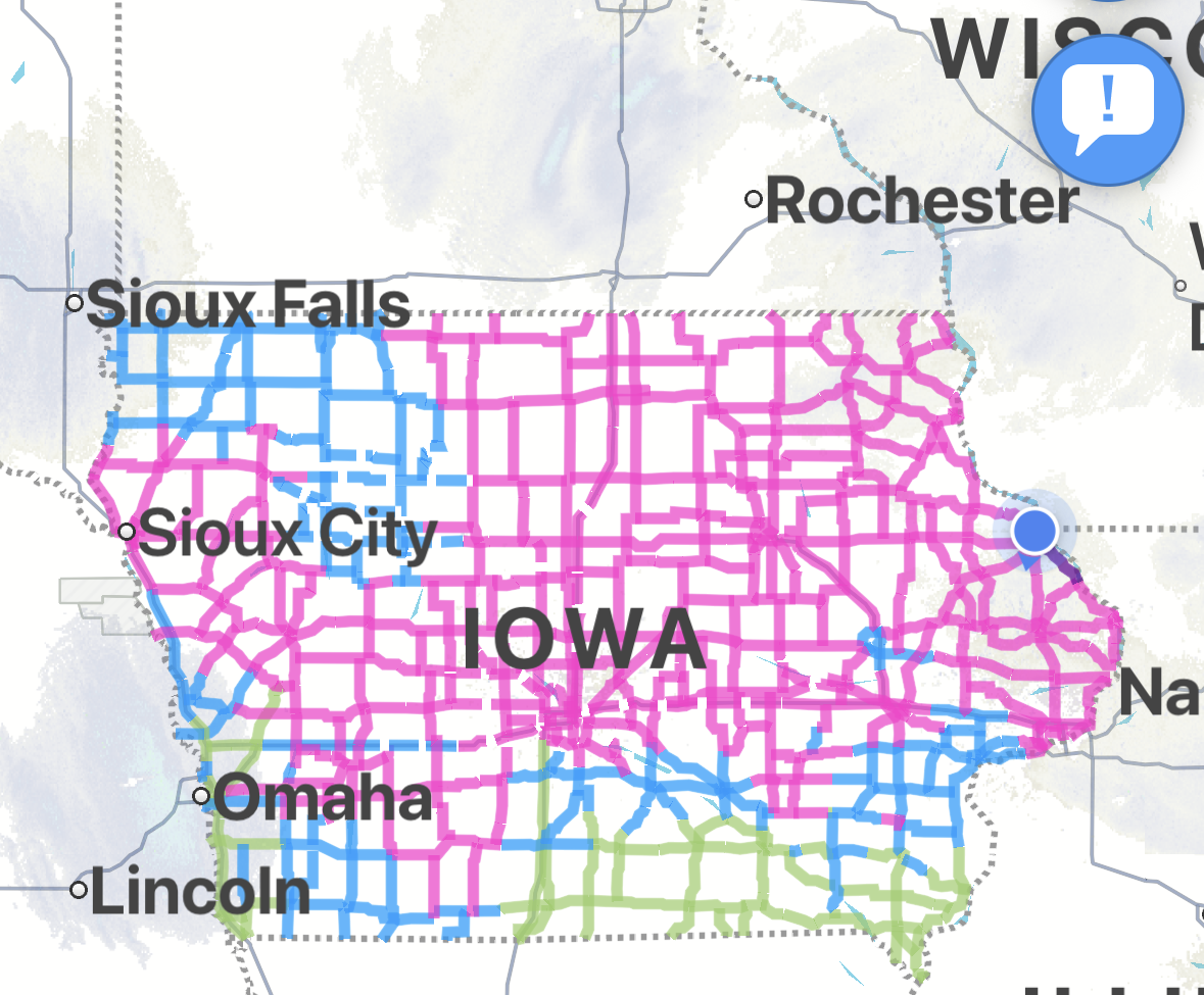 Iowa Winter Road Conditions: November 30, 2025 As Of 8:26 am. – Dubuque ...