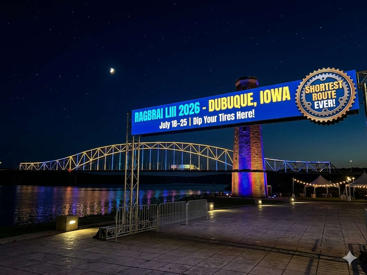 RAGBRAI 2026 Rolls into Dubuque: Iowa’s Oldest City Welcomes the Finish ...
