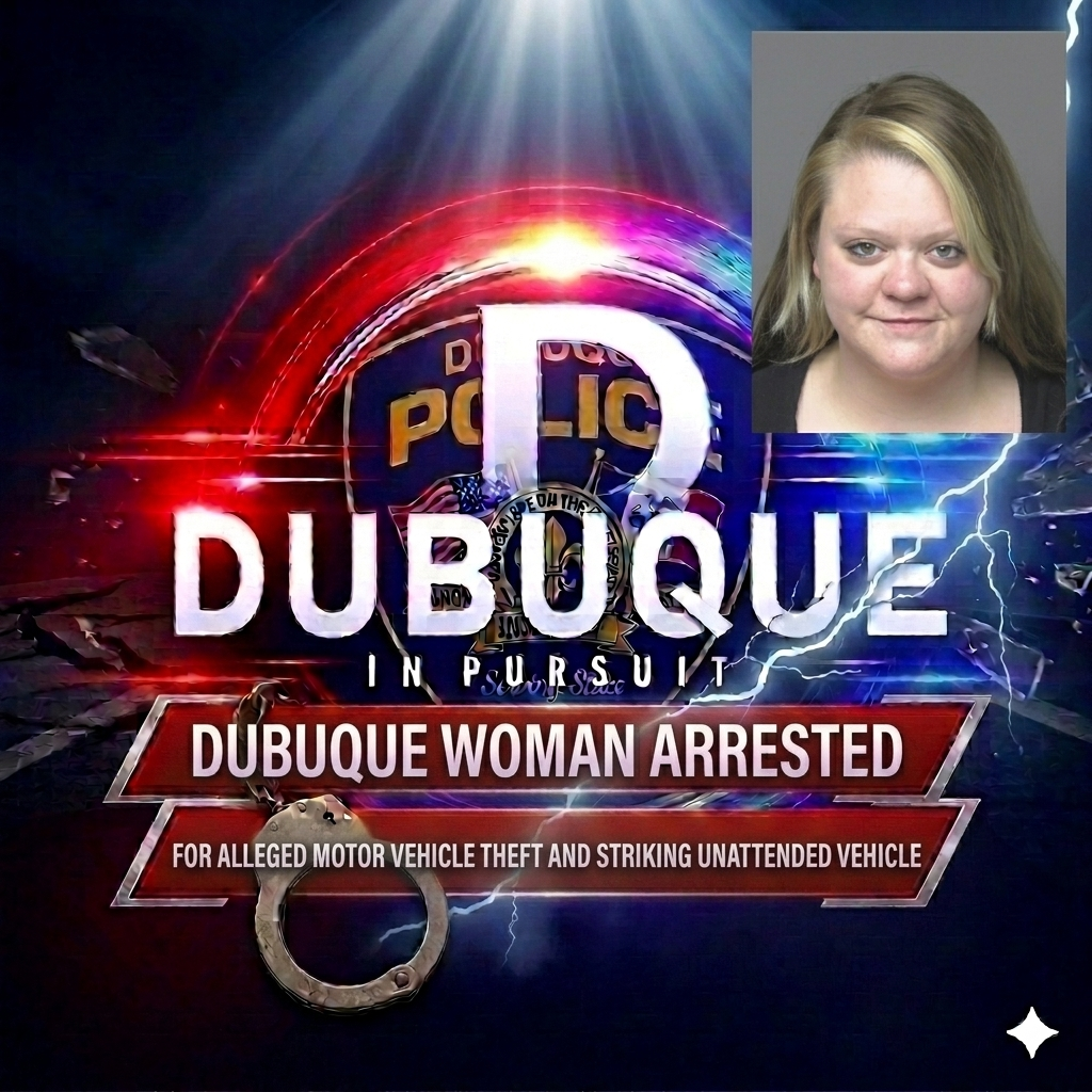 Dubuque Woman Arrested for Alleged Motor Vehicle Theft and Striking ...