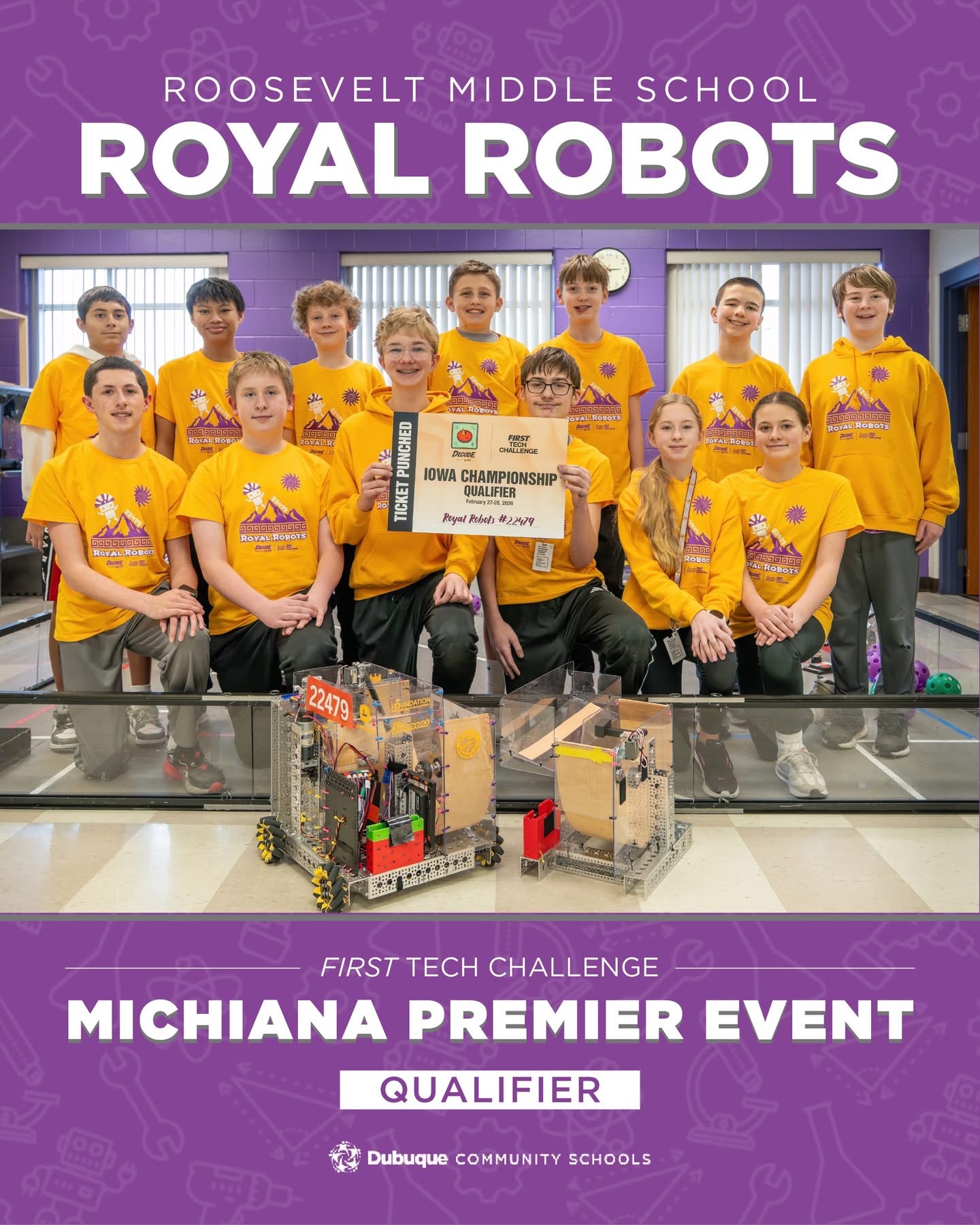 Royal Robots from Eleanor Roosevelt Middle School Qualify for ...