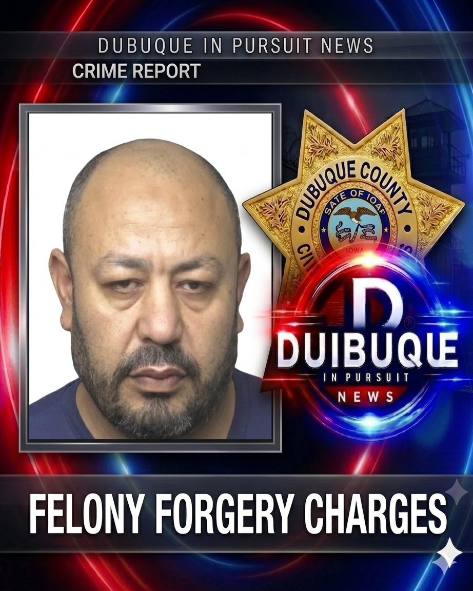 Dubuque Man Arrested on Forgery and Driving While Revoked Charges ...