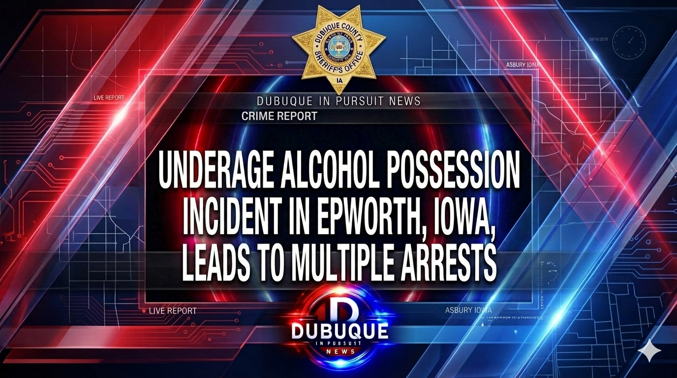 Underage Alcohol Possession Incident in Epworth, Iowa, Leads to ...