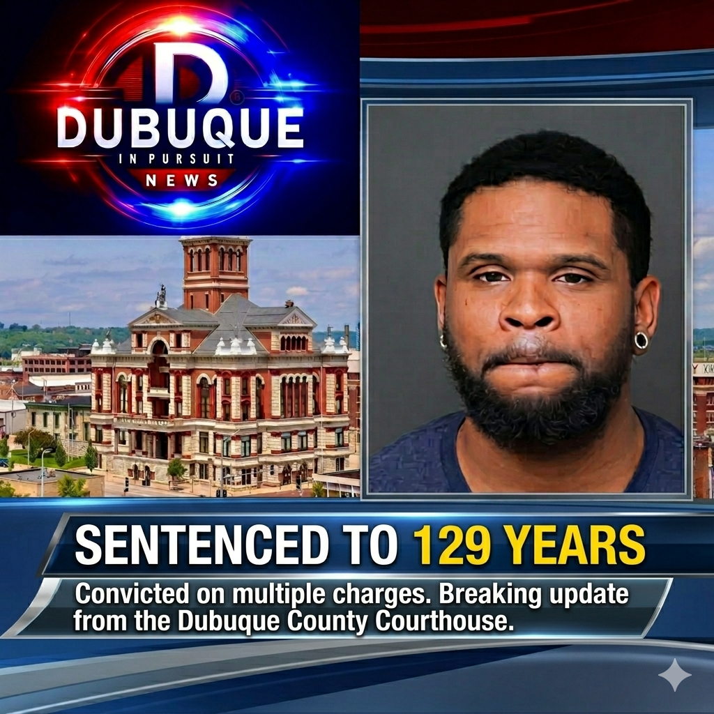 Dubuque Man Sentenced to 129 Years in Prison by District Court Judge ...