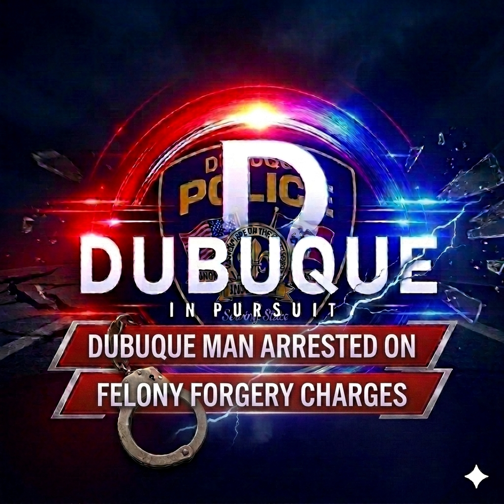 Dubuque Man Faces Felony Forgery Charge Following Tuesday Morning ...